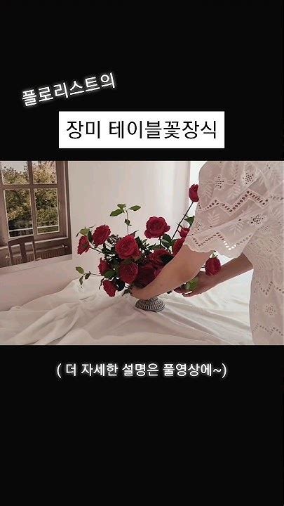 플로리스트의 장미센터피스 Shorts플라워레슨테이블꽃장식인테리어꽃수업꽃꽂이배우기floristcenterpiece