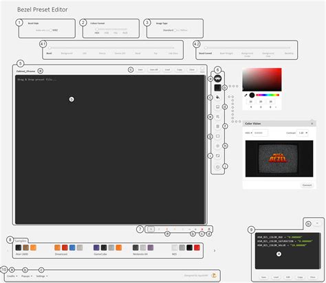 hgoda90 bezel preset editor tools and scripts libretro forums
