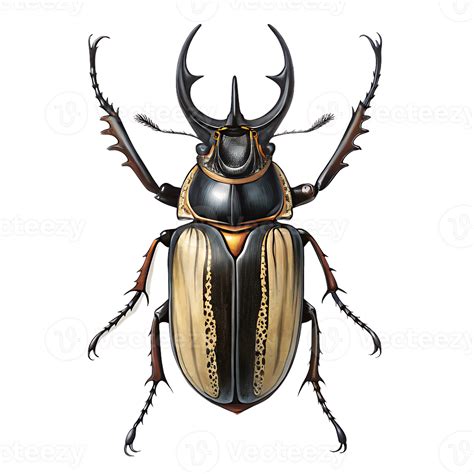 Detailed Illustration Of A Stag Beetle 57646065 Png
