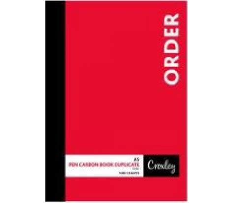 Croxley Pen Carbon Book Jd22ps Order Duplicate A5 Croxley Jd22ps Pcb22ps