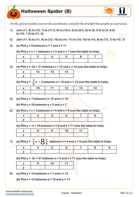 Halloween Spider B Worksheet Pdf Events Worksheets Worksheets Library
