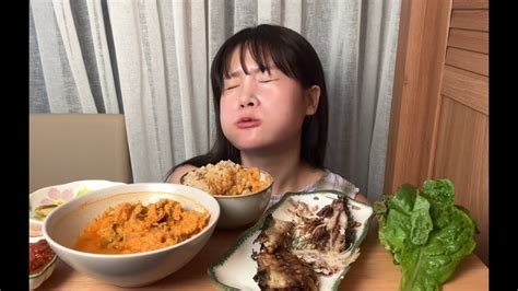 정성가득 집밥 퇴근 후 혼밥러 보리밥 고등어구이쌈밥 비지찌개 Youtube