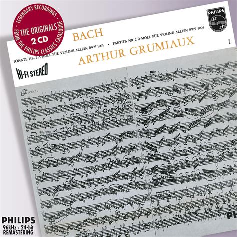 Bach Sonatas And Partitas Grumiaux Insights