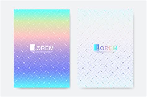 라인 하프톤 점이 있는 추상적인 기하학적 패턴 배경은 페이지 레이아웃 디자인 텍스처를 커버합니다 현대 컬러풀 추상적 그라데이션