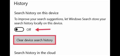 How To Clear And Turn Off Taskbar Search Box History In Windows