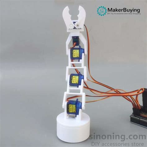 Ps2 Remote Control 6dof 3d Printing Robot Arm Kit For Arduino Control