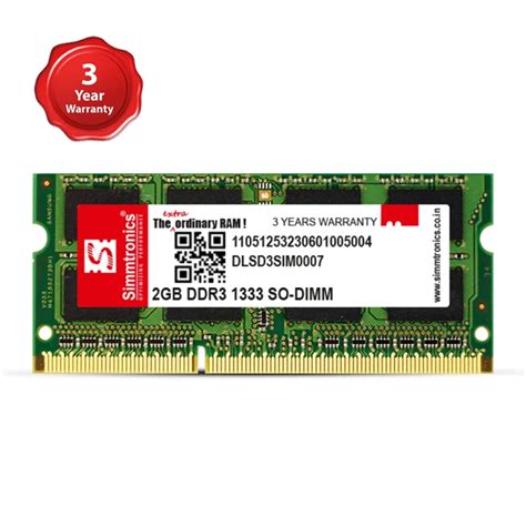 8gb Ddr4 Laptop Ram 3200mhz Simmtronics