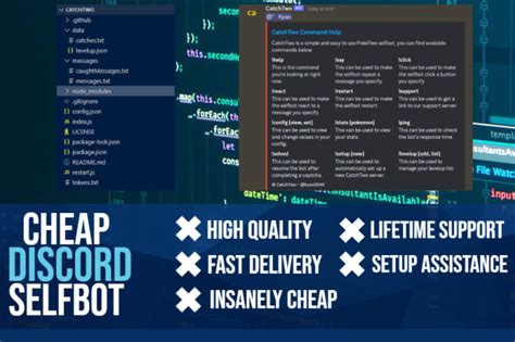 Code You A Custom Discord Selfbot By Kyanbosman Fiverr
