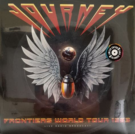 Journey Frontiers World Tour 1983 2 X Vinyl Blue Lp Unofficial