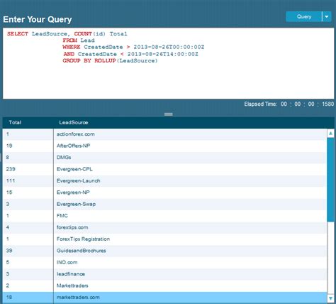 Echoing The Counts Of Each Record Through Php Using Soql