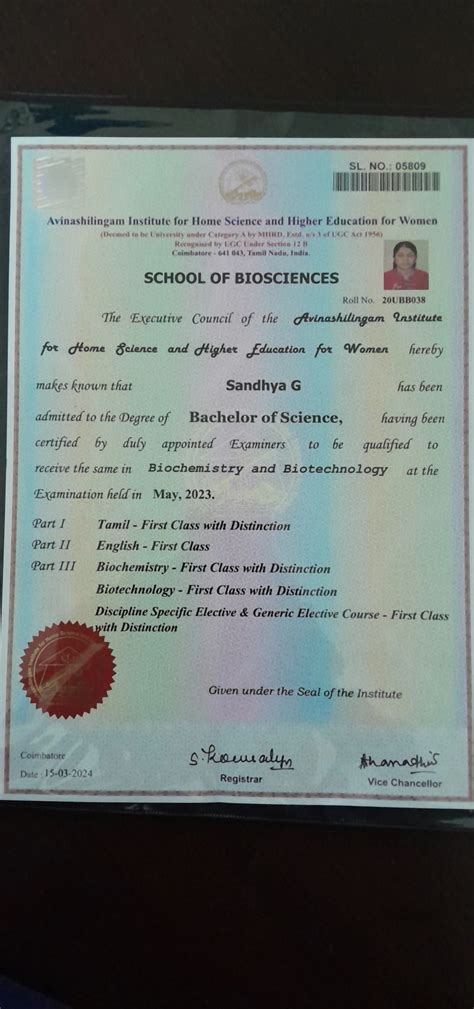 Sandhya G On Linkedin I Am Excited To Share That I Have Successfully Completed My Bachelor