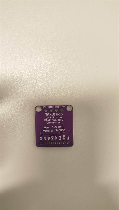 Problems In Reading Temperature Using Max31865 Sensors Arduino Forum