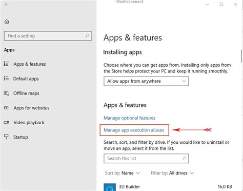 Cómo administrar los alias de ejecución de aplicaciones en Windows Mantenimiento Bios