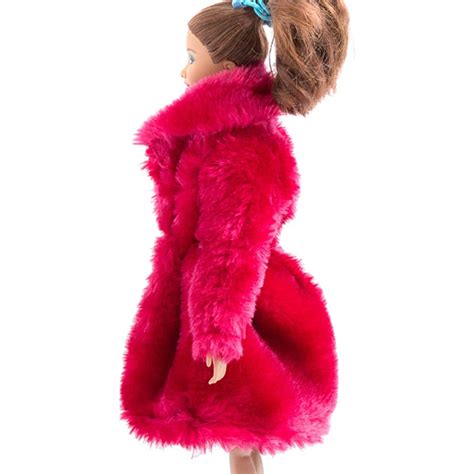 ชุดเดรสสีแดงเข้มสําหรับตุ๊กตาบาร์บี้ Apatsuki1 Th Thaipick