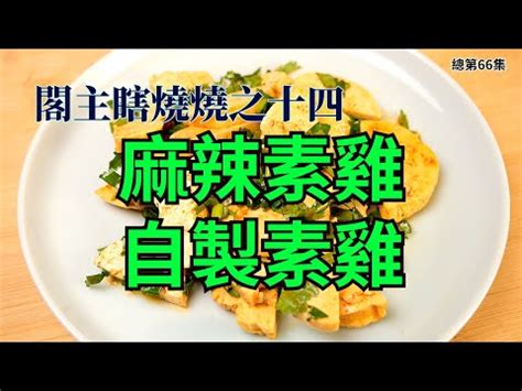 No 066 閣主瞎燒燒之十四 麻辣素雞 自製素雞 YouTube