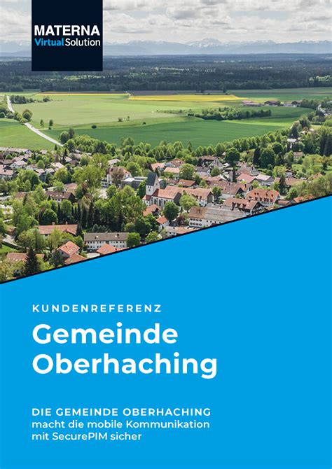 Gemeinde Oberhaching Materna Virtual Solution Gmbh