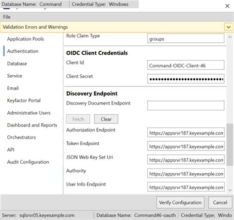 Install The Keyfactor Command Components On The Keyfactor Command Servers