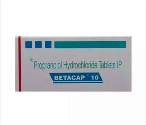 Propranolol Hydrochloride Tablet 10mg At ₹ 120 Strip In Nagpur Id 2851657465188