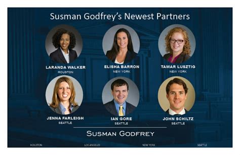 Susman Godfrey Makes Six New Partners Pays Bonuses And Donates To