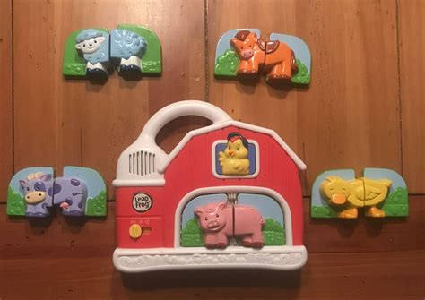 Leap Frog Fridge Phonics Fridge Farm Magnetic Animal Learning Set 4