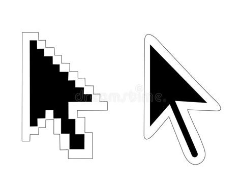 Mouse Pointers Arrow Stock Vector Illustration Of Connection