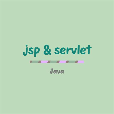 Java 백엔드 기초 Jsp And Servlet 2