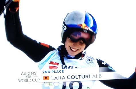 Skiatorja E Talentuar Lara Colturi Shkëlqen Duke Fituar Vendin E Dytë Në Botë