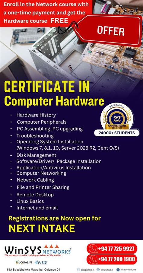 Certificate In Computer Hardware And Networking Online Or Offline Winsys Networks Coursenet