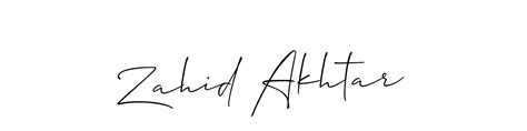76 Zahid Akhtar Name Signature Style Ideas Excellent E Signature