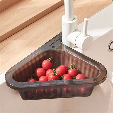 Kitchen Rack Strainer Kitchen Sink Strainer Triangular Baskets Sink