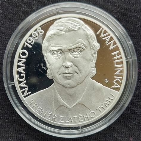 Top LuxusnÍ Stříbrná 999 Mince Ivan Hlinka Nagano 1998 2018 Aukro