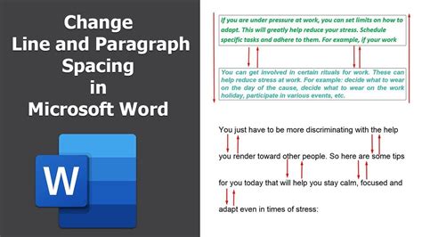Microsoft Word 2021 Adjust Line And Paragraph Spacing