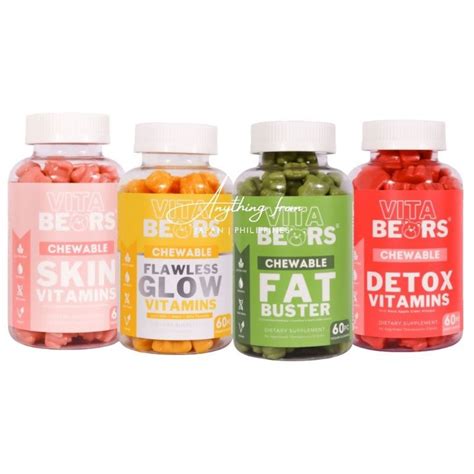 REAL SKIN Vita Shape, Vita Skin, Vita Hair & Vita Fit 60 Gummies ...