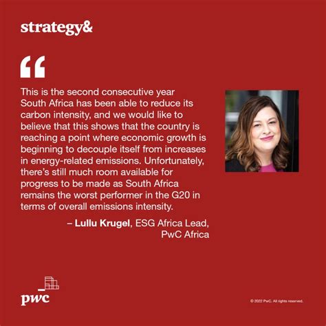 Pwc South Africa On Linkedin Decarbonising Our Economy Will Benefit More Than Just Businesses That…