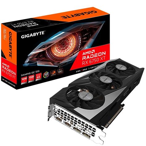 Placa De Vídeo Gigabyte Amd Rx 6750xt Kabum