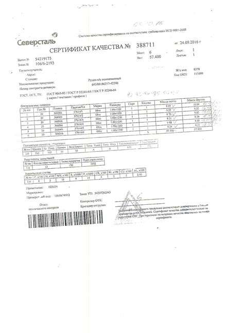 Скачайте сертификаты на лист оцинкованный от компании Веста металл и другие сертификаты