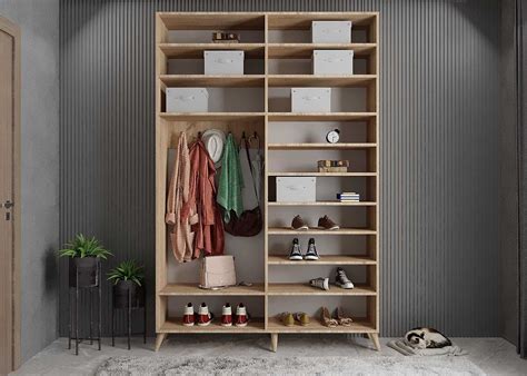 Baramo Life Trend Eko Sürgülü Portmanto Meşe P S T E 4