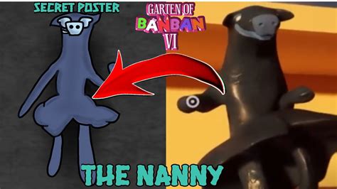 I Found Secret Poster The Nanny Garten Of Banban 6 Youtube