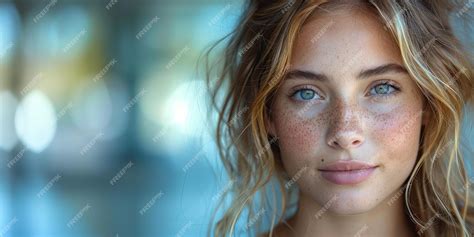 Premium Photo Closeup Photos Highlight A Womans Natural Beauty With