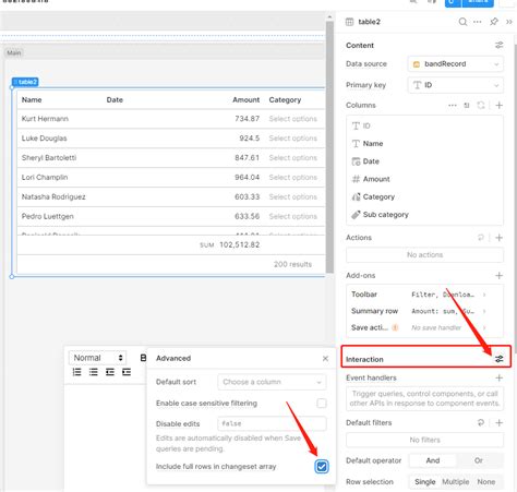 all of the row data with table updates 💬 app building retool forum