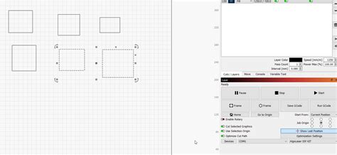 reducing print area lightburn software questions lightburn software