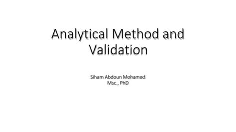 Validation Parameters Pptx