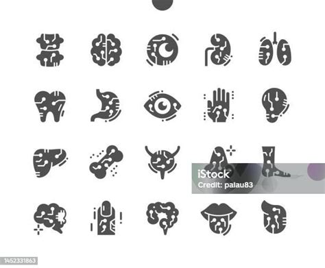 인공 기관 과학 보철물 수술 공학 임플란트 신체의 일부 건강 관리 의료 및 의학 벡터 솔리드 아이콘입니다 간단한 픽토그램 가득 찬에 대한 스톡 벡터 아트 및 기타 이미지