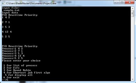 implementing scheduling algorithms parthnaik