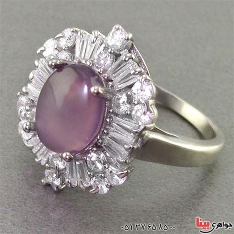 خرید و قیمت انگشتر عقیق یمنی کبود زنانه از غرفه غرفه جواهری بینا