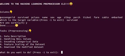 Crio Projects Machine Learning Preprocessing Cli Criodo Project