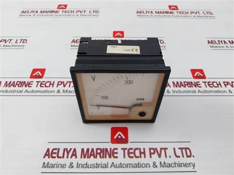 Abb 0 250v Analog Voltmeter Panel Aeliya Marine