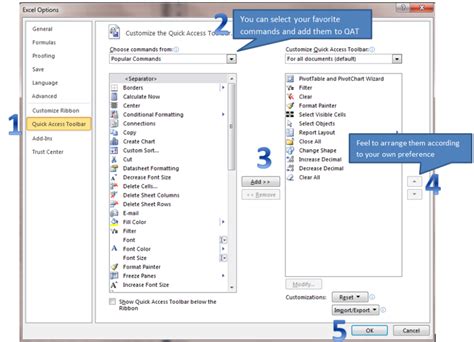 Excel Tips Old Vs New Customize Qat Wmfexcel