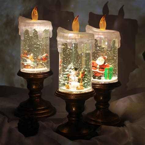 Led 촛대 크리스마스 오르골 램프 크리스마스선물 소품 에이블리
