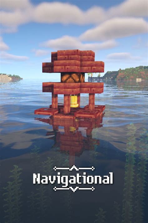 Minecraft Buoy Design Ideas Game Design Pull Buoys Boat Building